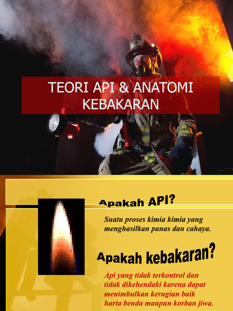 Teori API Dan Anatomi Kebakaran | PDF