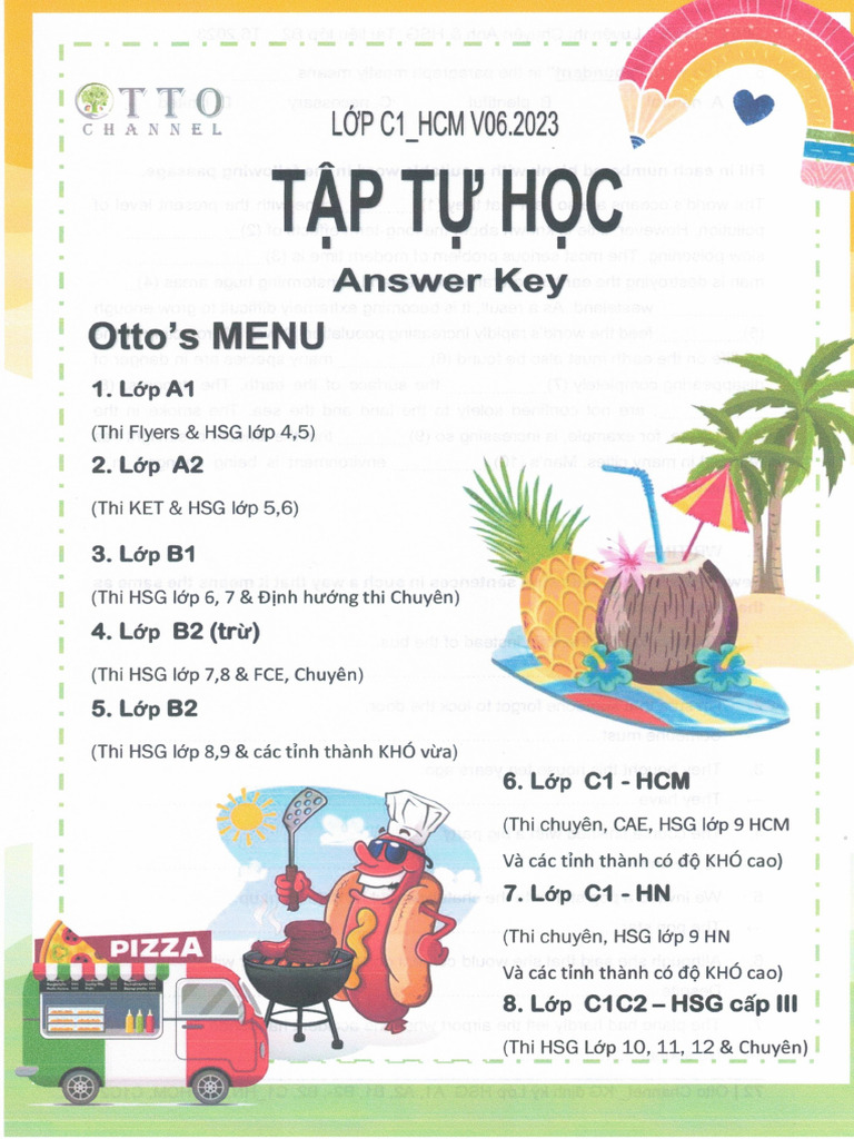 Tập Đề Tự Học C1 - KEY | PDF