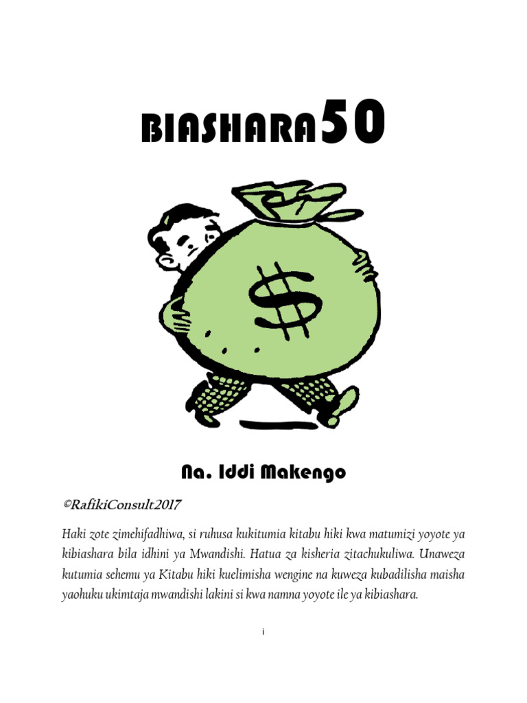 Kitabu Cha Biashara 50 | PDF