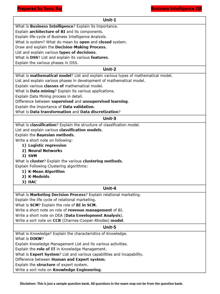 Bi QB | PDF