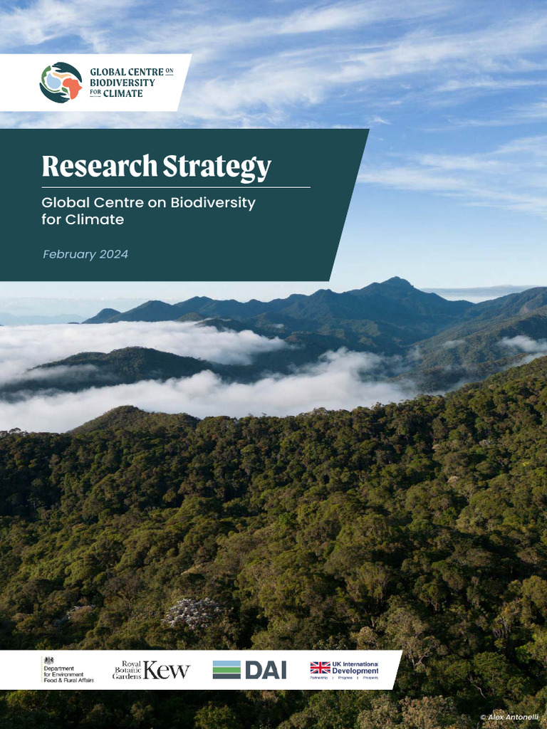 D03 GCBC Research Strategy | PDF | Biodiversity | Sustainability