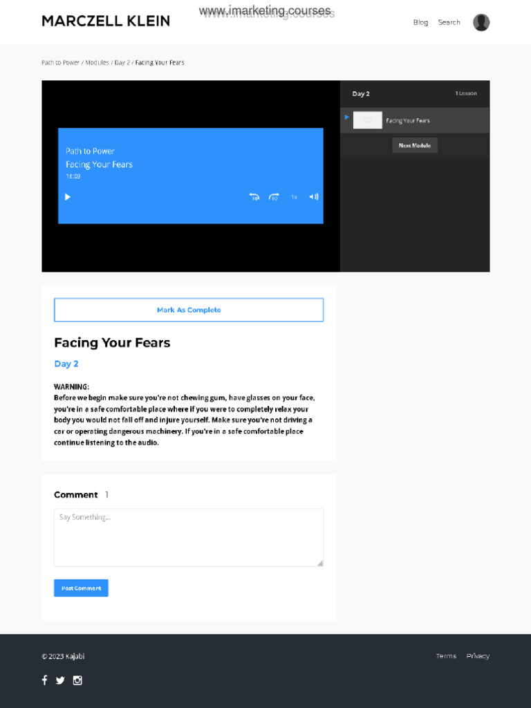 Facing Your Fears | PDF