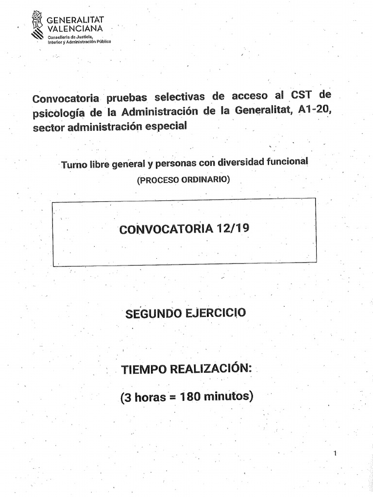 Cuestionario Conv. 12 19 - 1 | PDF