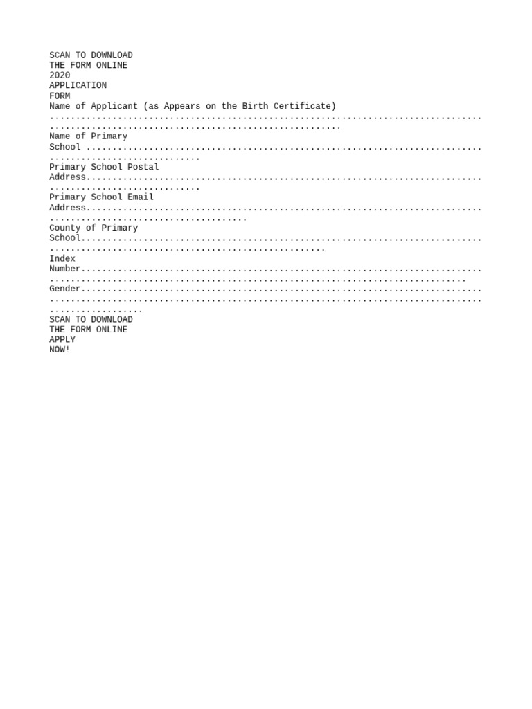 M-PESA Academy 2020 Application Form | PDF | Leadership | Entrepreneurship