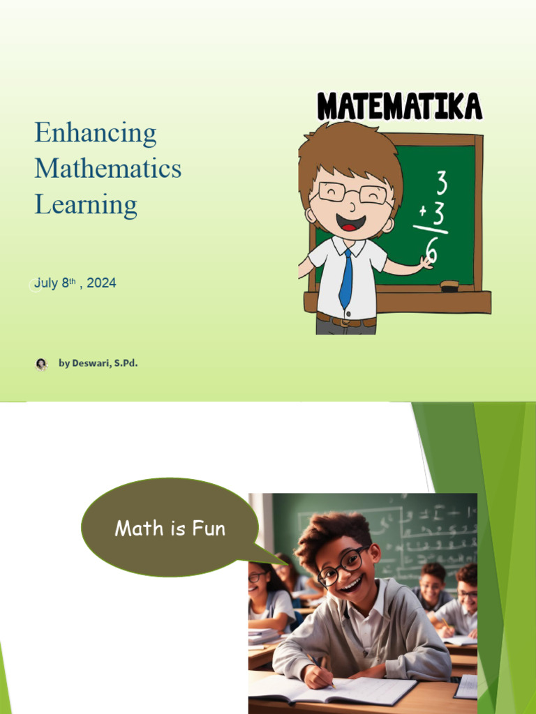 Enhancing Mathematics Learning | PDF | Mathematics | Learning