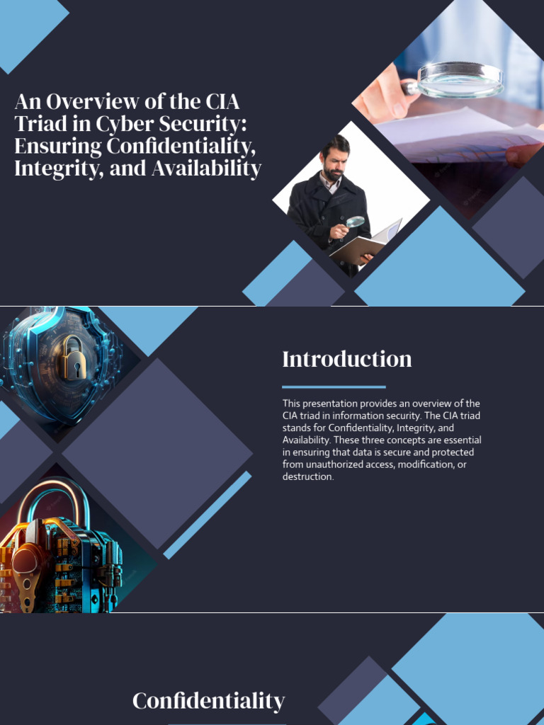 CIA Triad Presentation | PDF