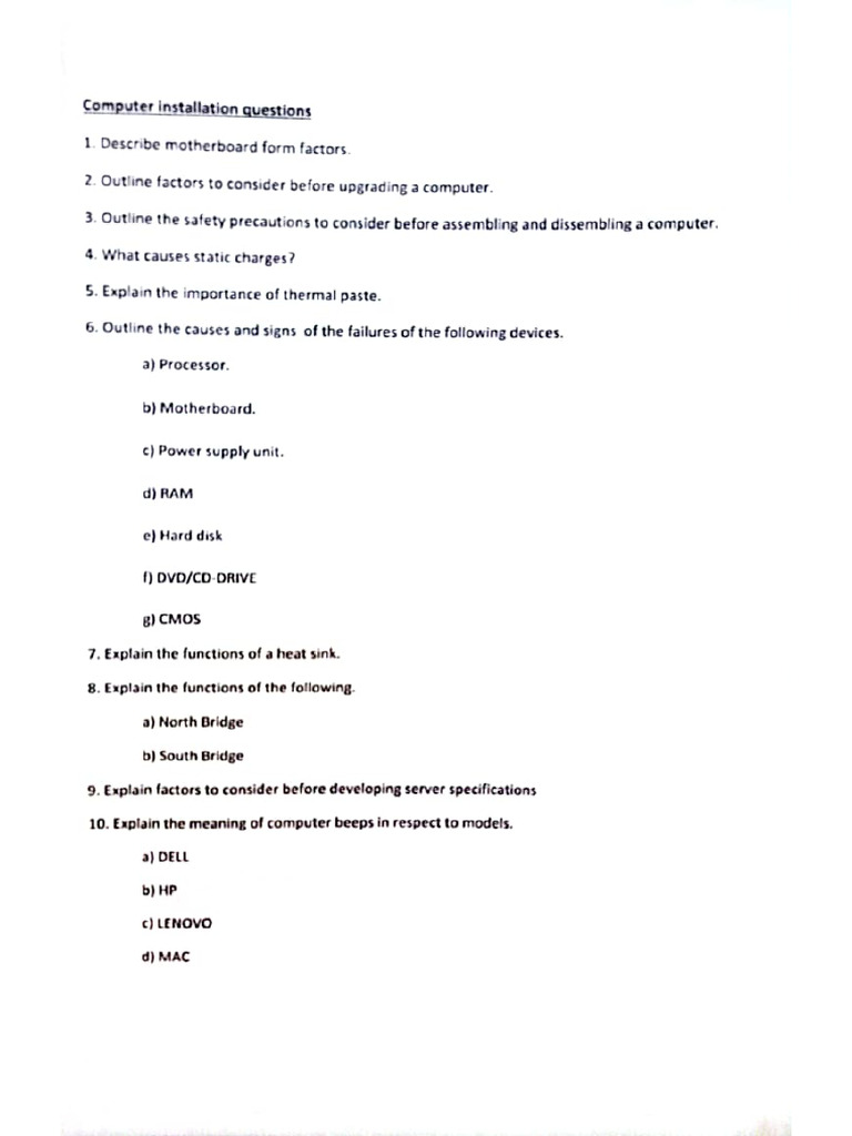 Comp Installation Assignment | PDF