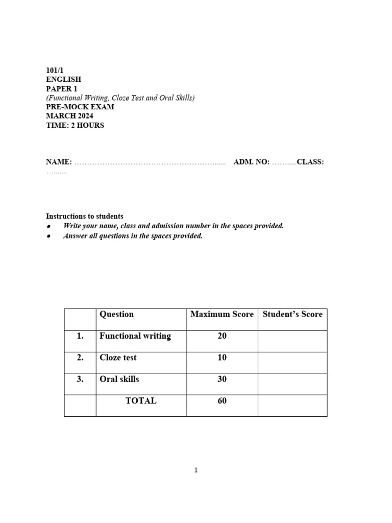 English F4 PP1 | PDF | Poetry | Riddle