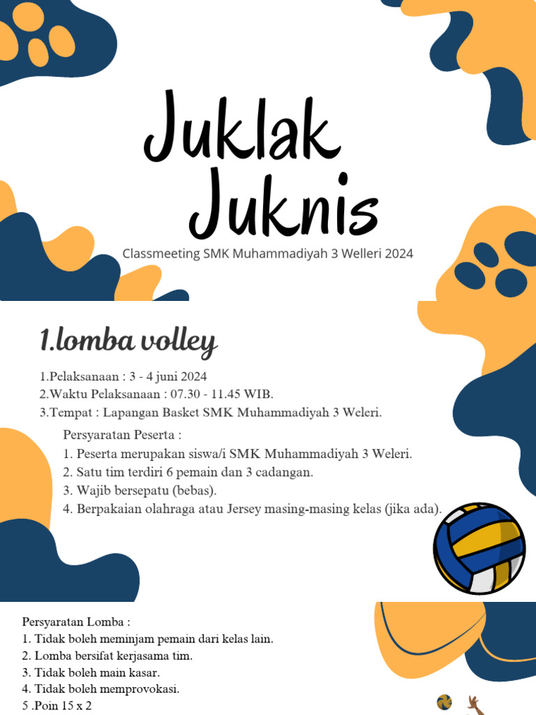Juklak Juknis Clasmeet 2024 | PDF