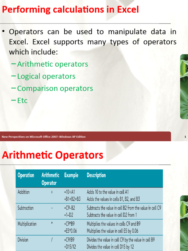 Introduction To Spreadsheets 5 | PDF | Microsoft Excel | Microsoft