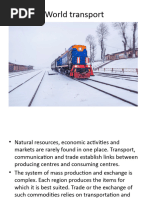 ICSE Class10 Full Geography Transport Project | PDF | Transport | Rail ...