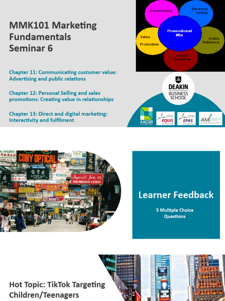 MMK101 Seminar S06 2023 | PDF | Brand | Public Relations