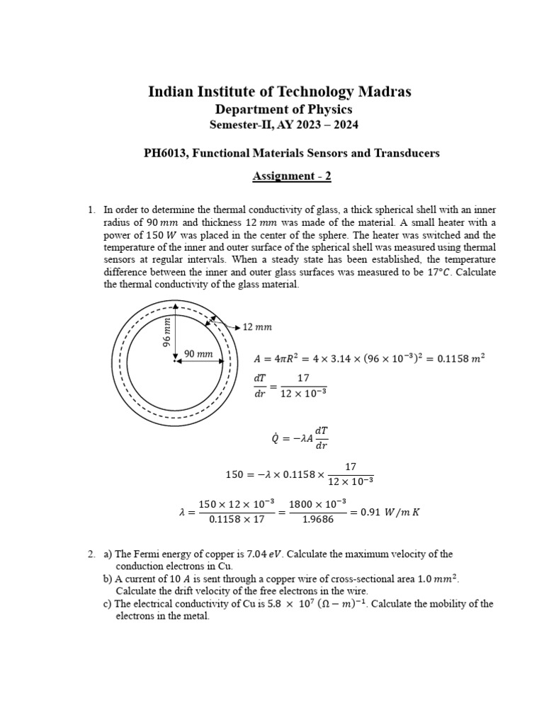 Thermal Conductivity and Electrical Properties | PDF | Electrical Resistivity And Conductivity ...