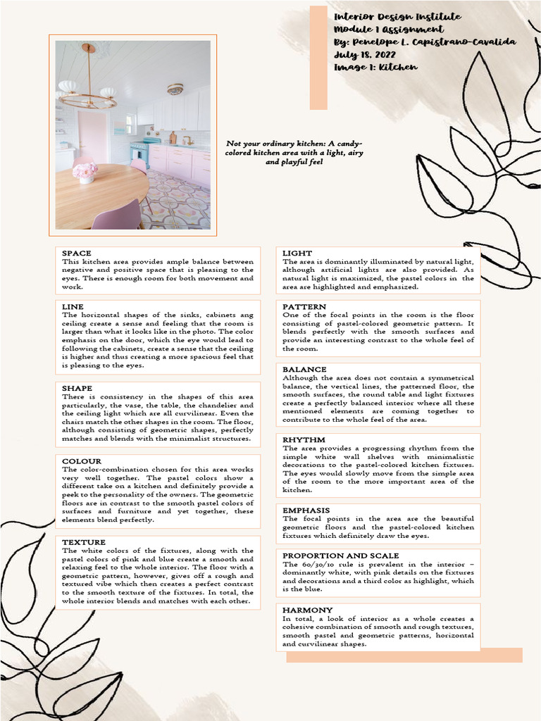 Module 1 Assignment | PDF | Shape | Color