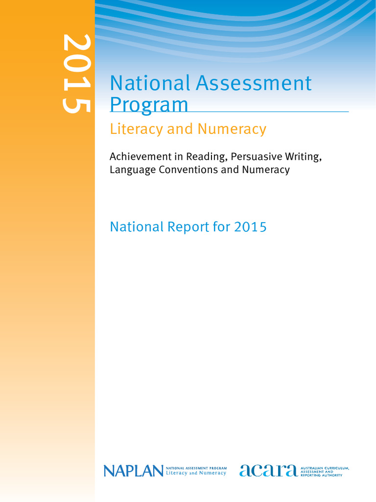 2015 NAPLAN National Report | PDF