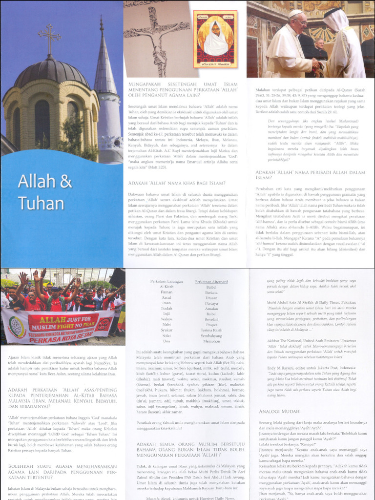 Allah & Tuhan (Majodi) | PDF
