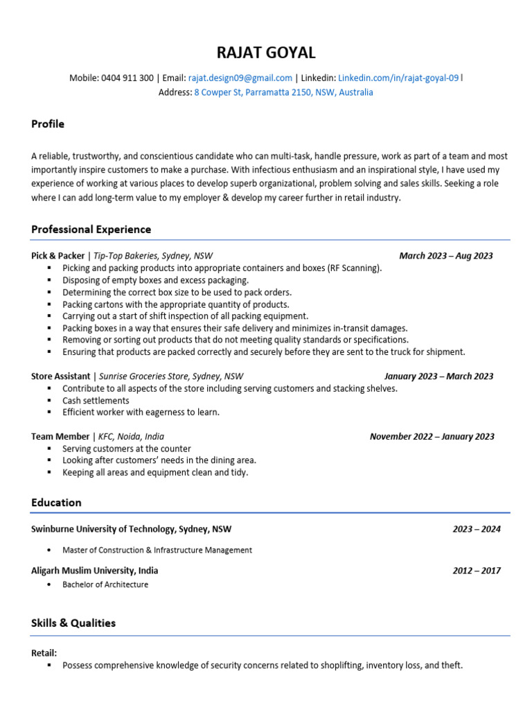 Rajat Goyal_Resume | PDF