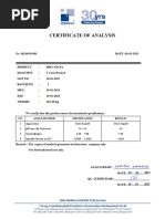 Incoming Ingredient Raw Material - XLSX - Sheet1 | PDF