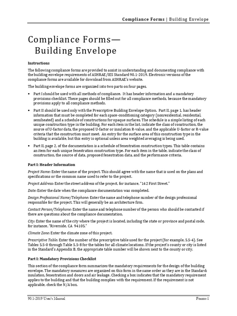 Compliance Forms for Building Envelope | PDF | Window | Building Insulation
