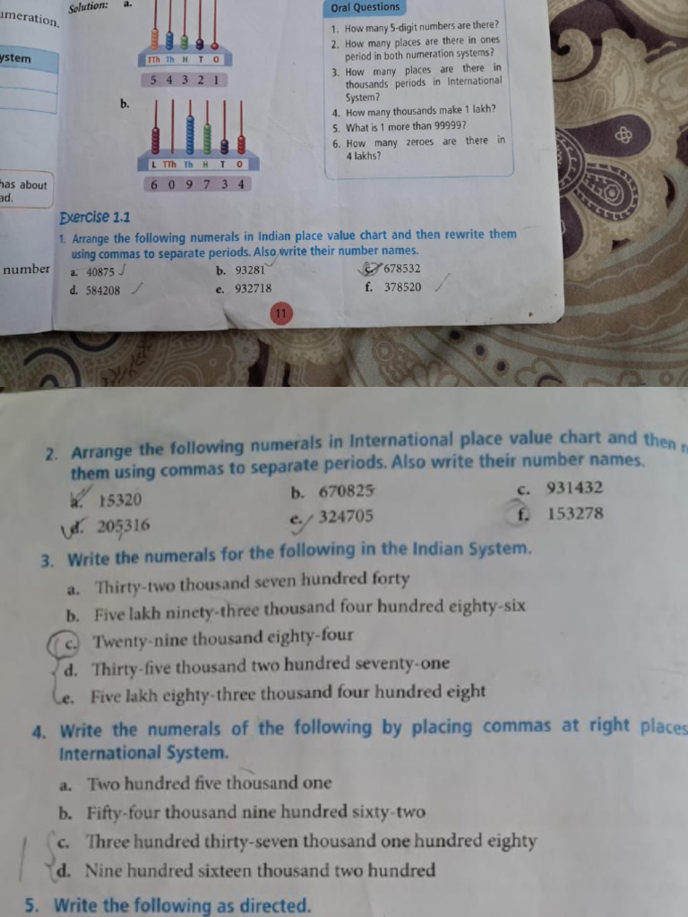 DPS Maths Class 4 | PDF