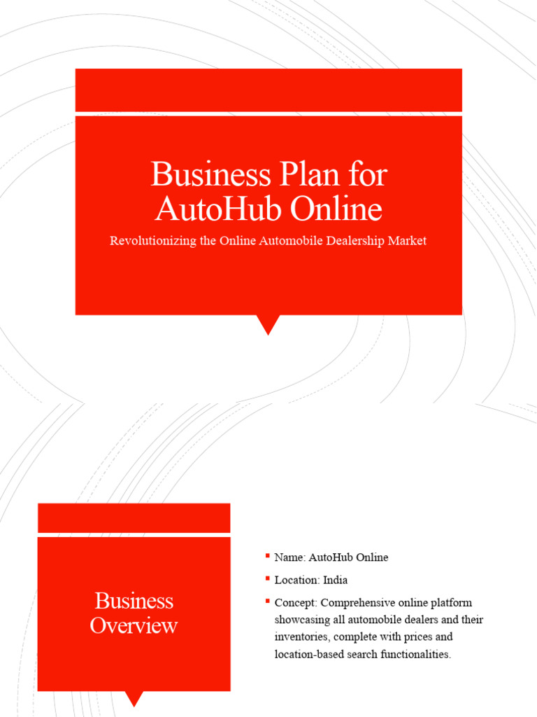AutoHub Online: Transforming Car Buying | PDF | Marketing | Online ...