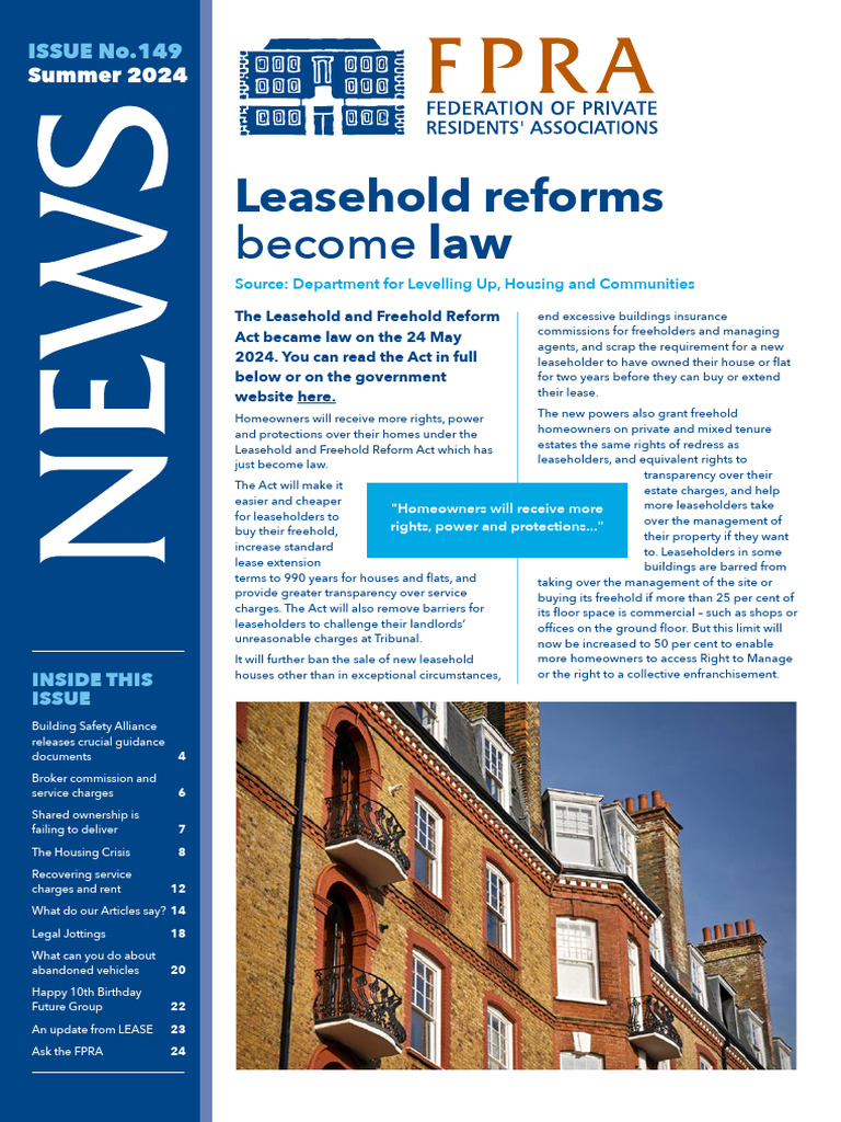 FPRA 149 v4 | PDF | Leasehold Estate | Landlord