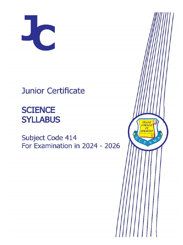 JC Science 2024-2026 Syllabus | Download Free PDF | Respiratory System ...