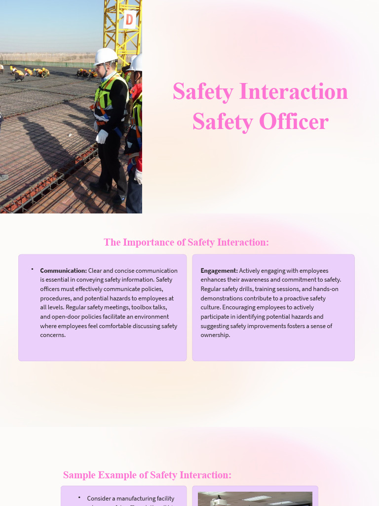 Safety-interaction | PDF | Safety | Occupational Safety And Health