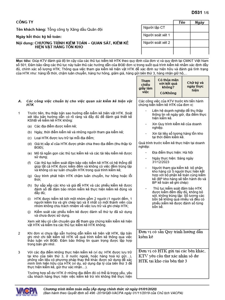 D531 - CTKiT - Kiem Ke HTK | PDF