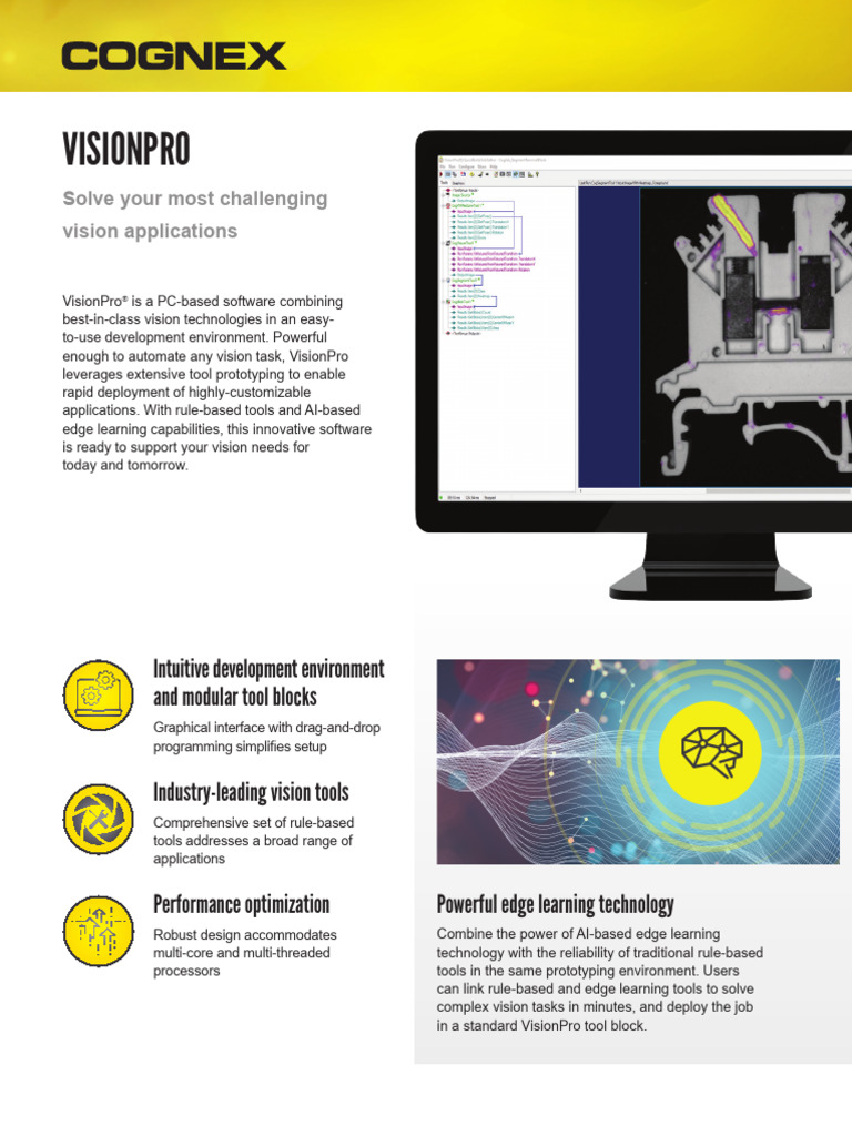 Data Sheet Vision Pro 10 en 52823 | PDF | Computer Vision | Image Segmentation
