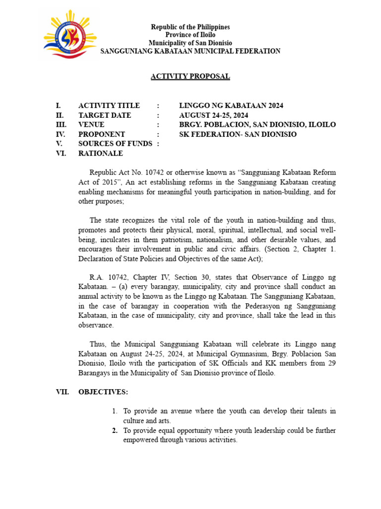 LNK Activity Proposal | PDF