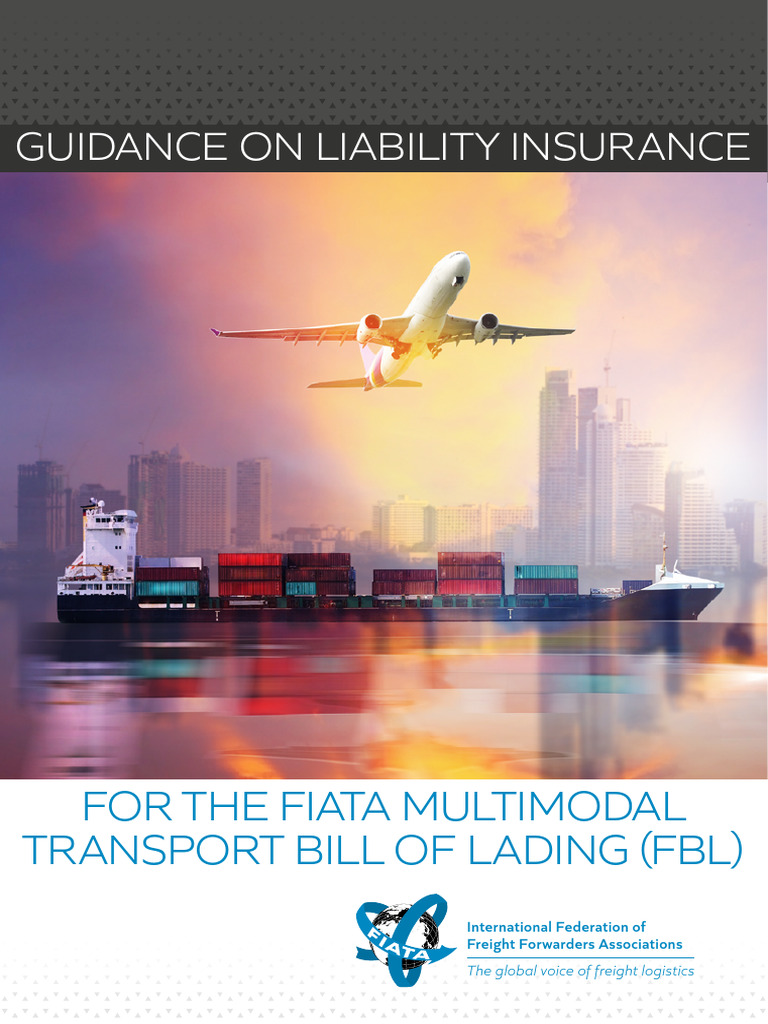 FIATA Guidance On Liability Insurance | PDF | Insurance | Cargo