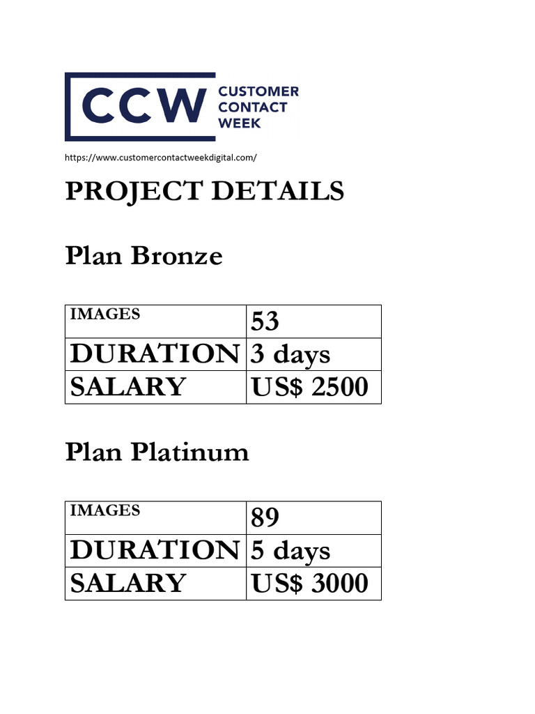 CCW Digital Plans | PDF