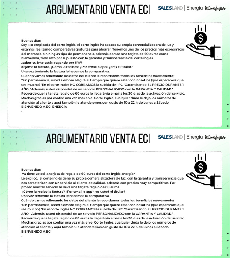 Argumentarios ECI Speech | PDF
