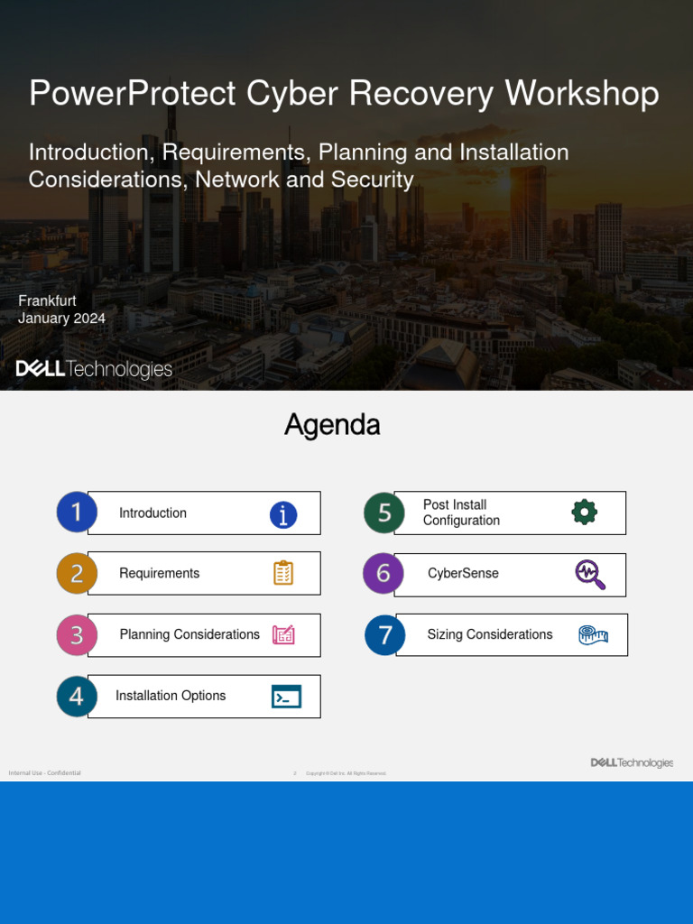Cyber Recovery Workshop 2024 - Introduction, Requirements, Planning ...