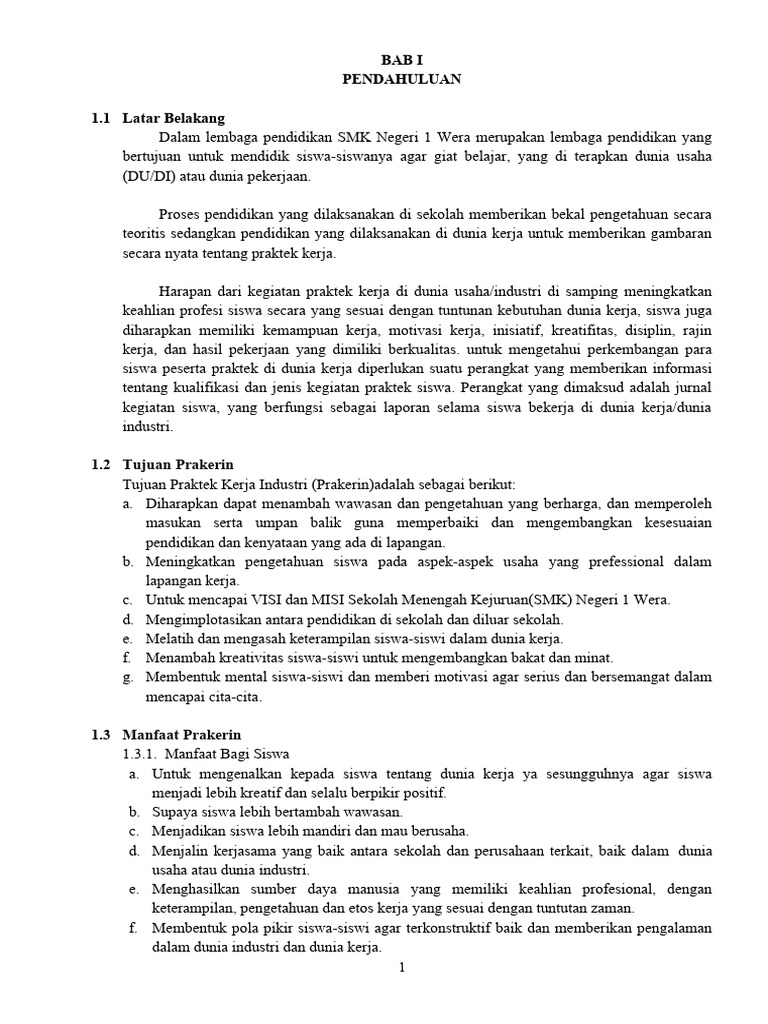 Isi Laporan Didin Rasidin | PDF Isi Laporan Didin Rasidin | PDF
