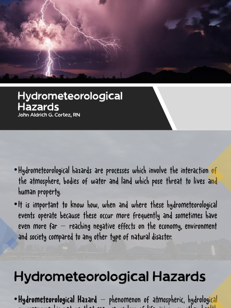 10 Hydrometeorological Hazards | PDF | Cloud | Tropical Cyclone Seasons
