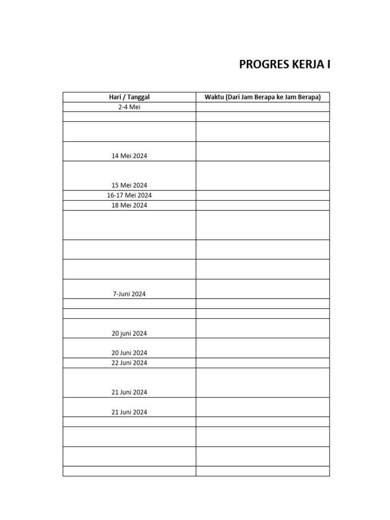Progres Kerja Pada Unit Radiologi Naray Hospital | PDF