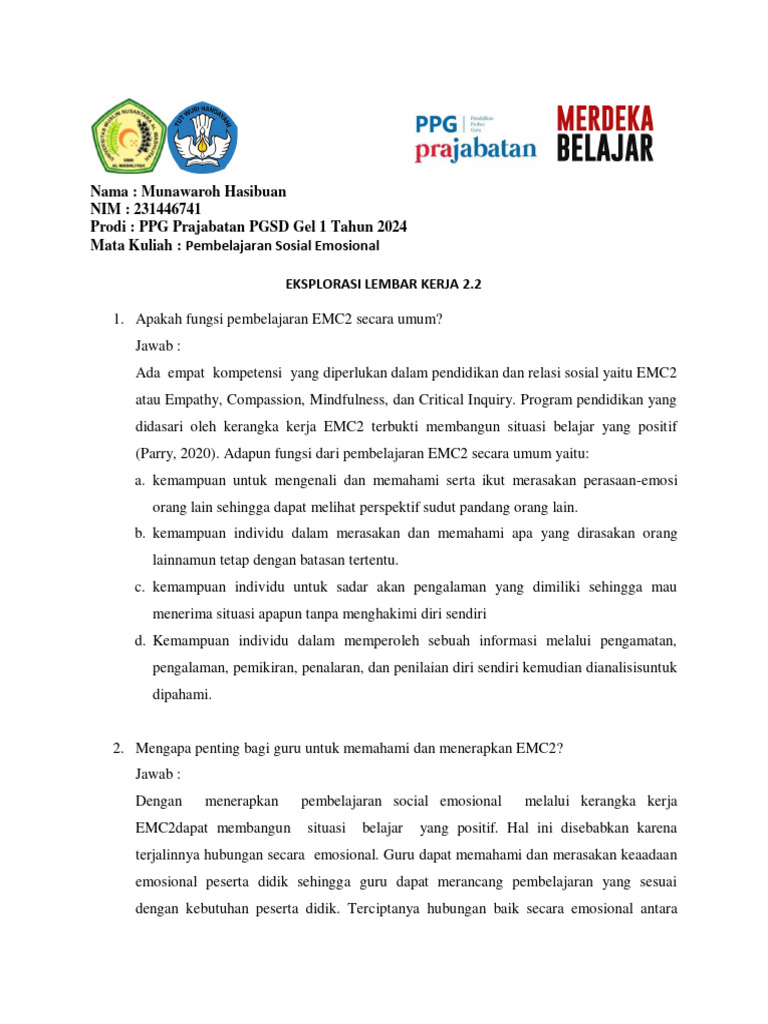 Eksplorasi (PSE) 2.2 Topik 2 | PDF