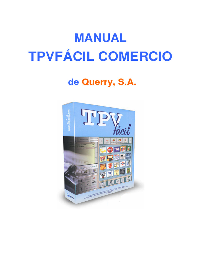 Manual TPV | Descargar gratis PDF | Ventana (informática) | Programa de computadora