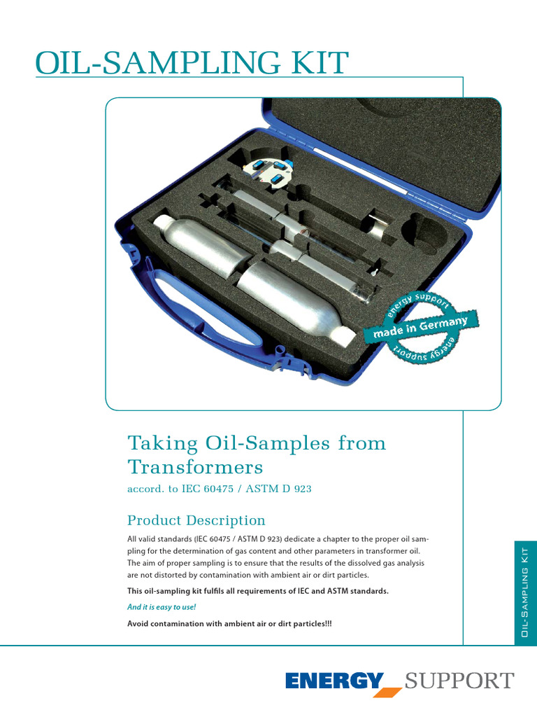 Oil Sampling Kit 12 2012 | PDF
