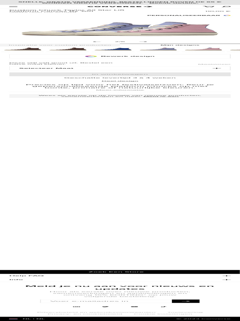 Converse - Design Your Own Chuck Taylor - Lift - Your Choice | PDF