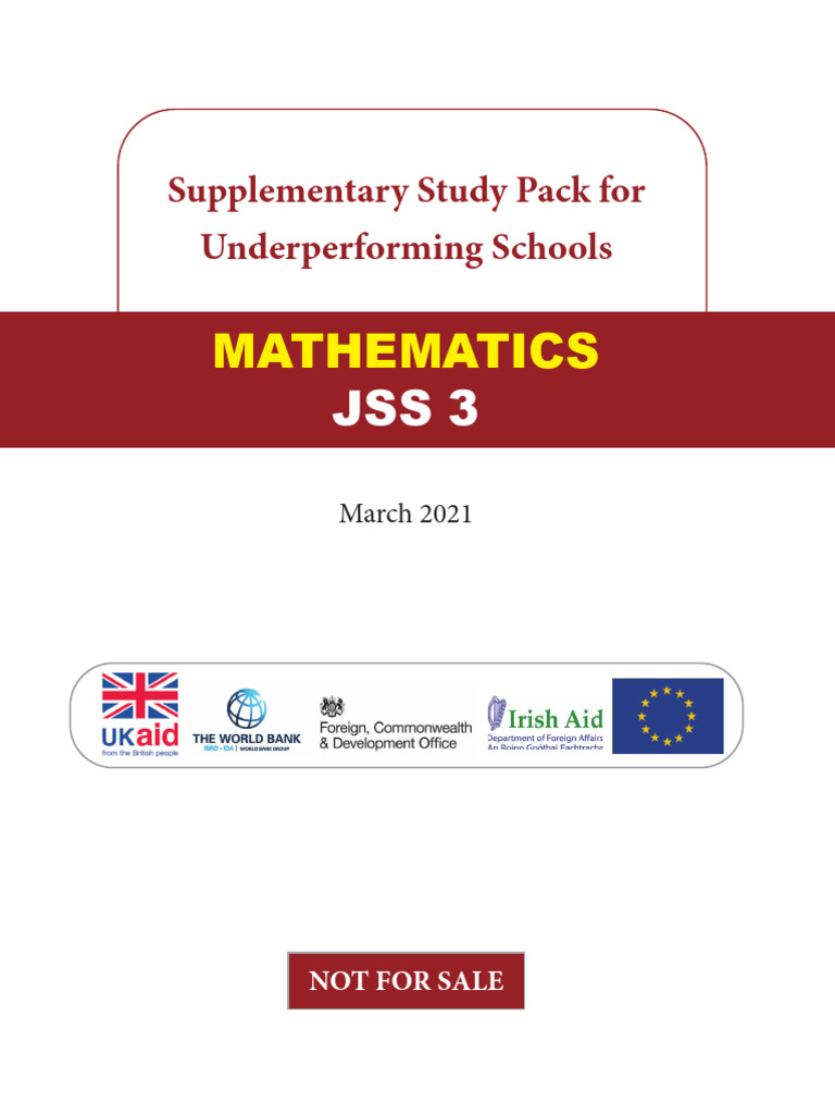 Mathematics JSS 3 21.12.2021 | PDF | Set (Mathematics) | Interest