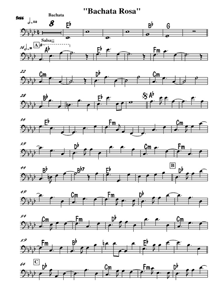 Bachata Rosa Bass | PDF