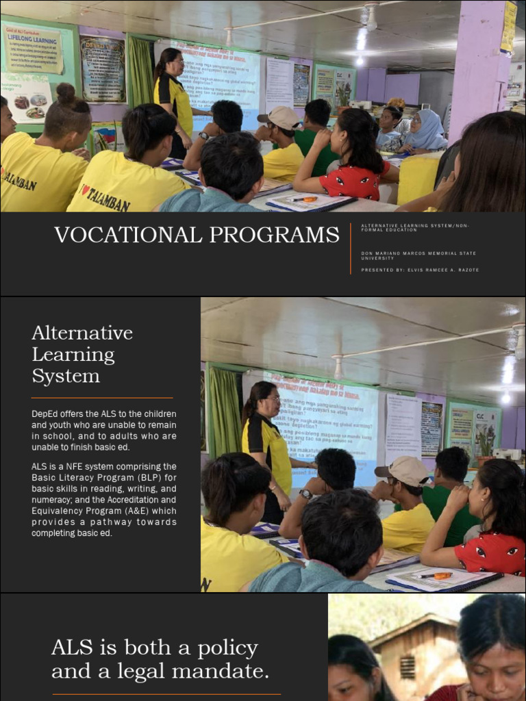Vocational Programs | PDF | Apprenticeship | Vocational Education