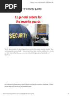 Security Guard Daily Checklist Template | PDF