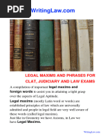 Key Latin Terms in Legal Context | PDF | Jargon | Common Law