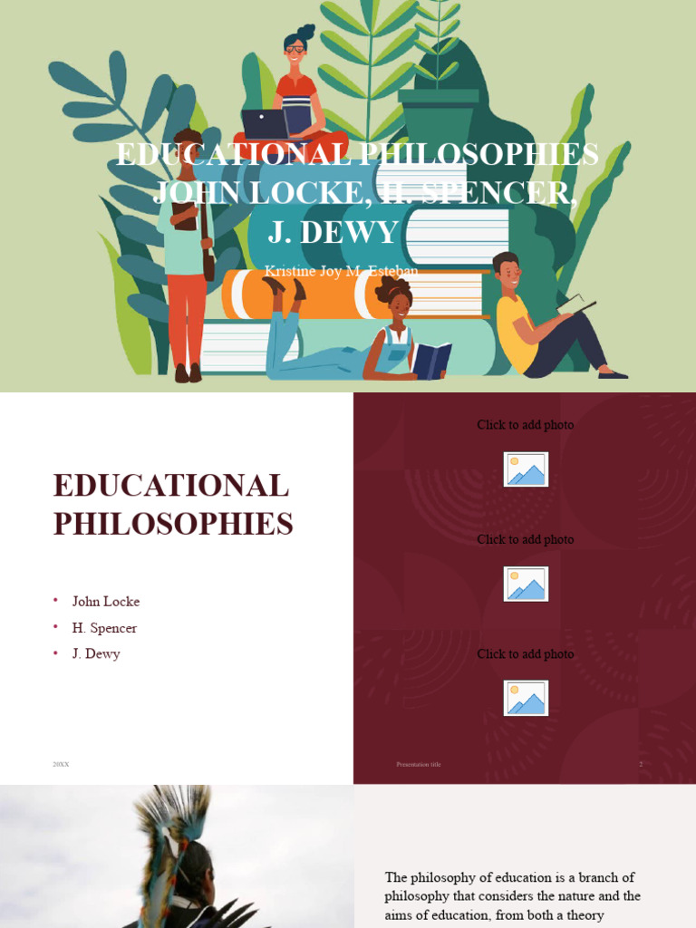 Educational Philosophies | PDF | Philosophy Of Education | John Dewey