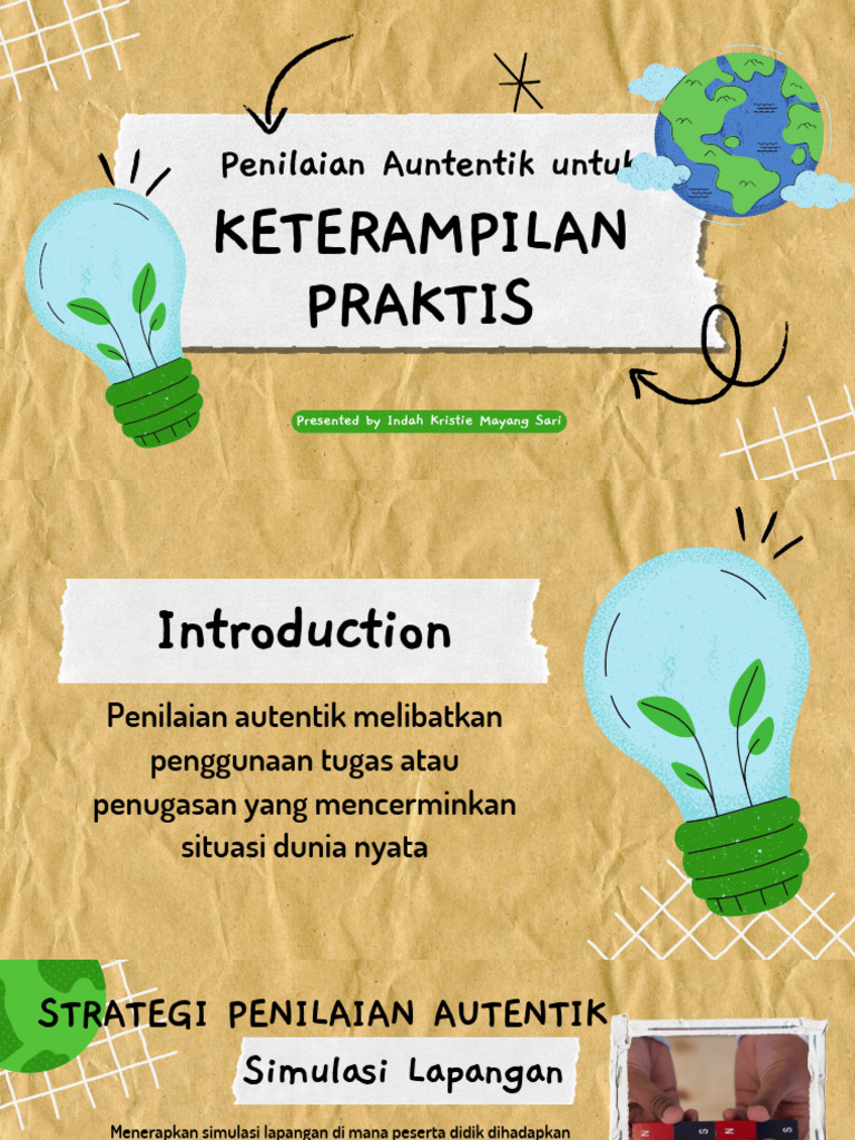 Keterampilan Praktis Untuk Penilaian Autentik | PDF