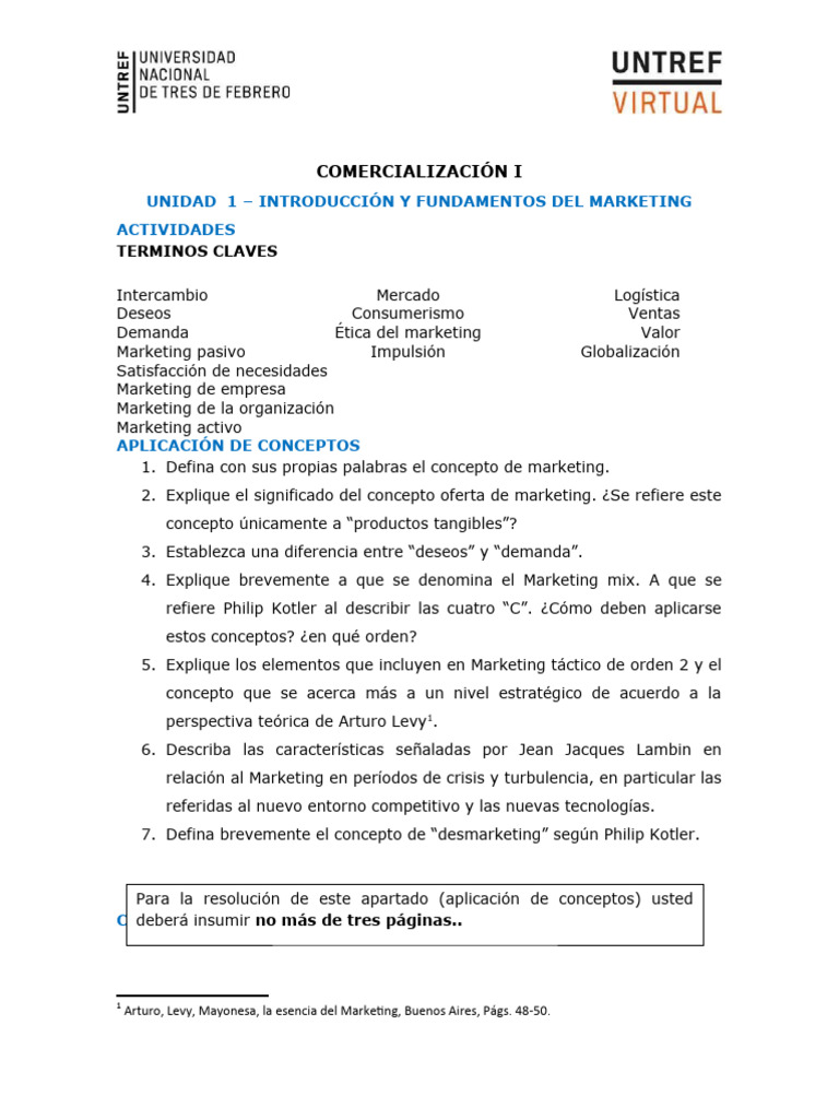ACTIV-Unidad 1 - Que Es El Marketing Definicion Evolucion y Retos 1 ...